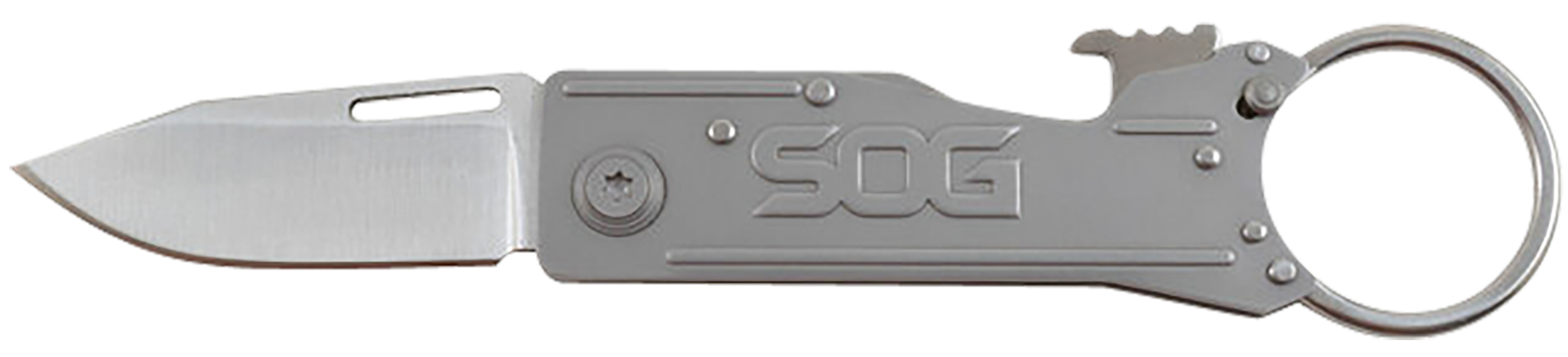 SOG Knives & Tools KeyTron Folding Knife Straight Edge Clip SOGKT1001CP ...