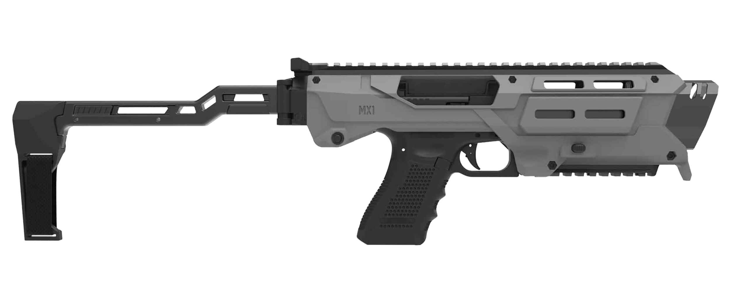 Meta Tactical Llc MX1-PS-GY MX-1 Conversion Kit Fits Glock 3-4-5 Gray ...