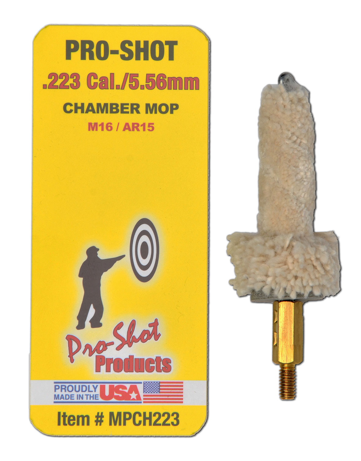 Pro-Shot MPCH223 Chamber Mop Military Style .223 Rem/5.56x45mm NATO AR ...