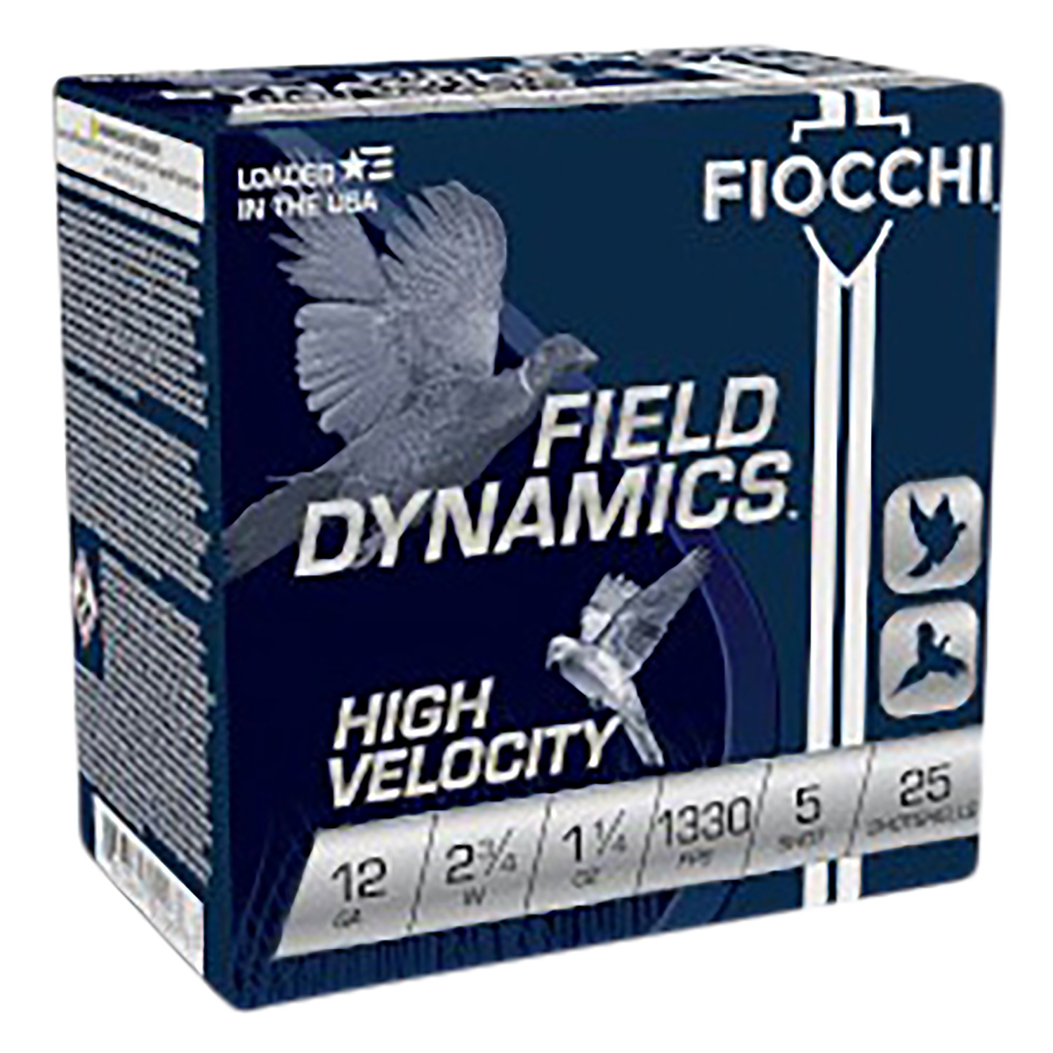 Fiocchi 12HV5 High Velocity 12 Gauge 2.75" 1.25 oz. #5 Shotgun Shells ...
