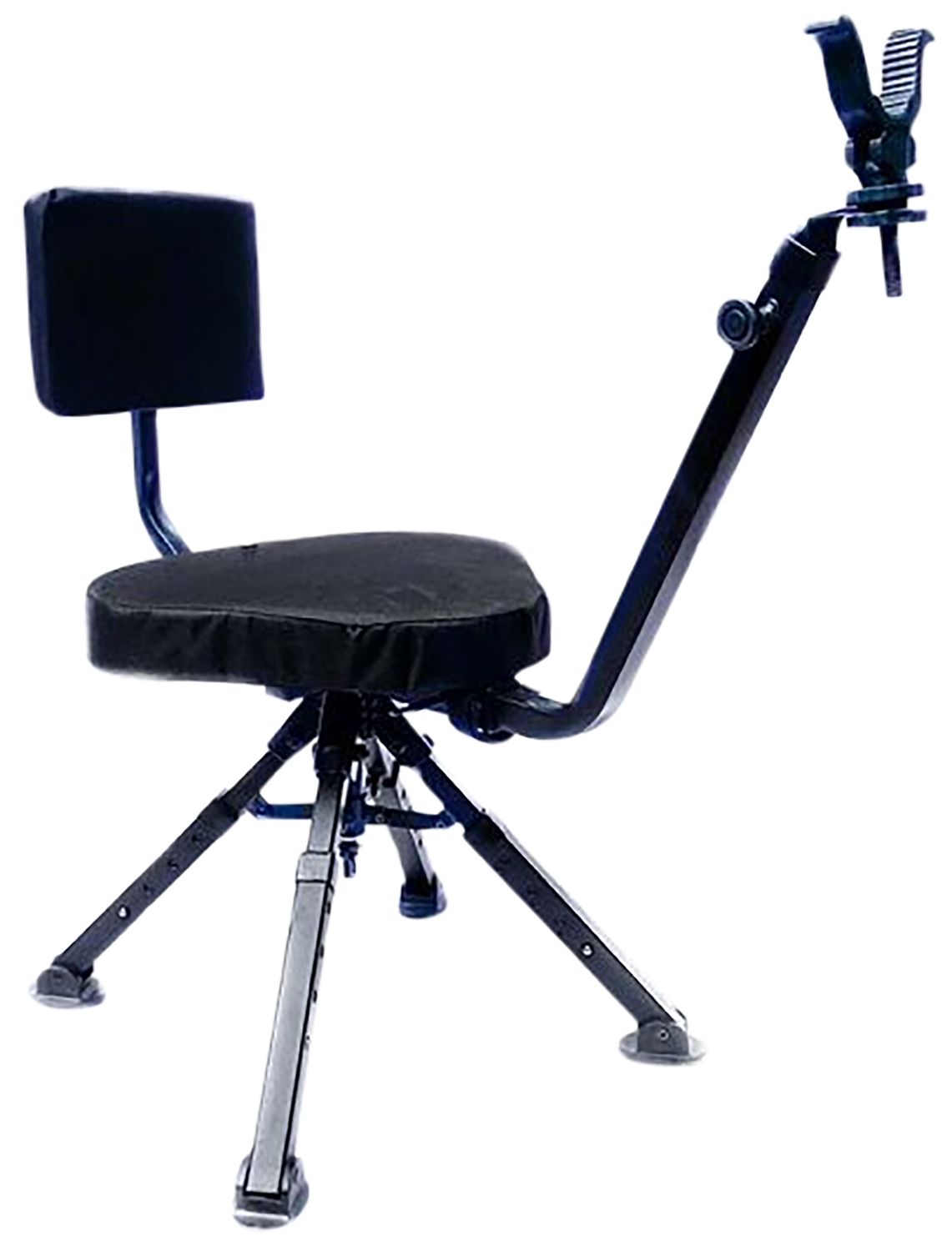 BenchMaster BMGBSC2 Ground Hunting Shooting Chair 4 Leg Rotating Steel ...