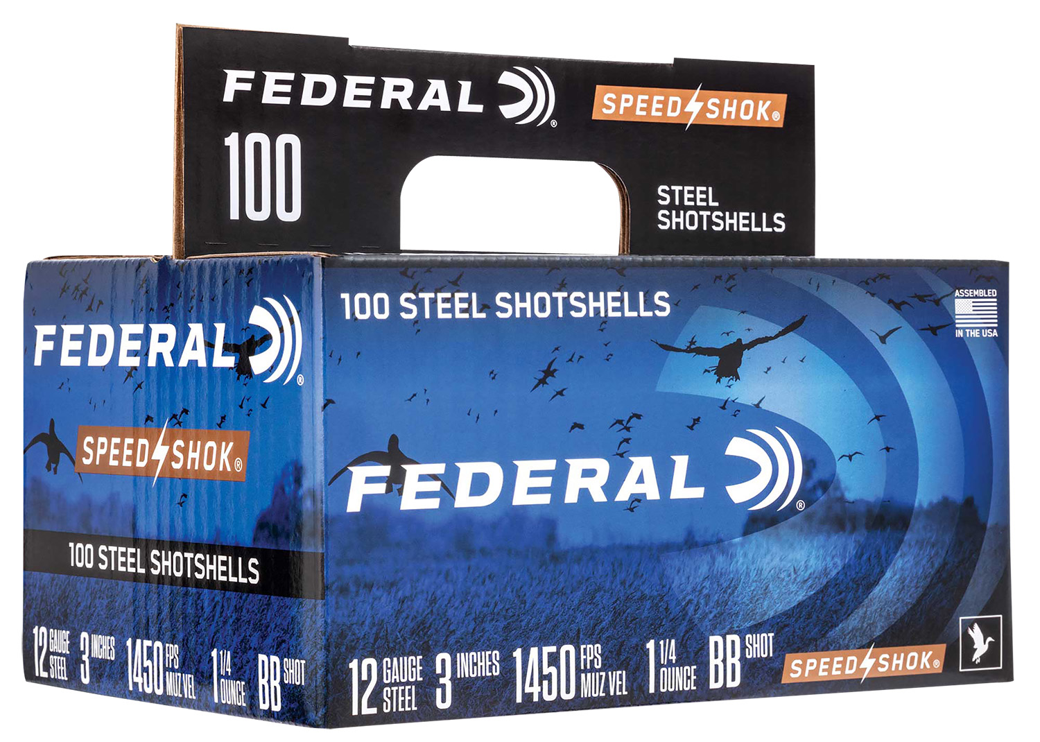 Federal WF142100BB Speed-Shok 12Gauge 3in. 1 1/4oz BBShot 100 Per Box/2 ...