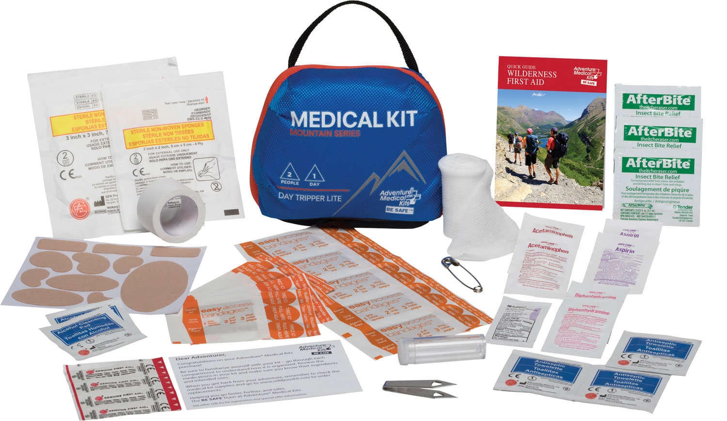 Adventure Medical Kits 01001000 Mountain Day Tripper Lite Medical Kit ...