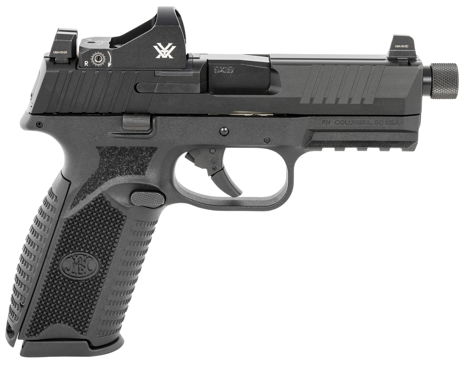 FN 66100844 509 Tactical 9mm Luger 17+1/24+1 4.50in. Threaded Barrel ...