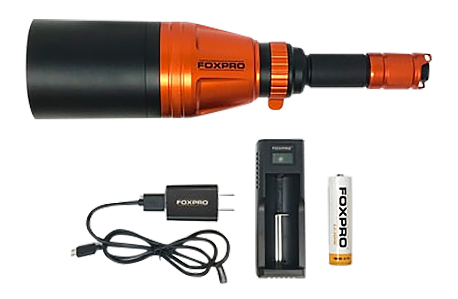 Foxpro GUNFIRE Gun Fire Orange/Black Metal Red/Green/White Filter ...