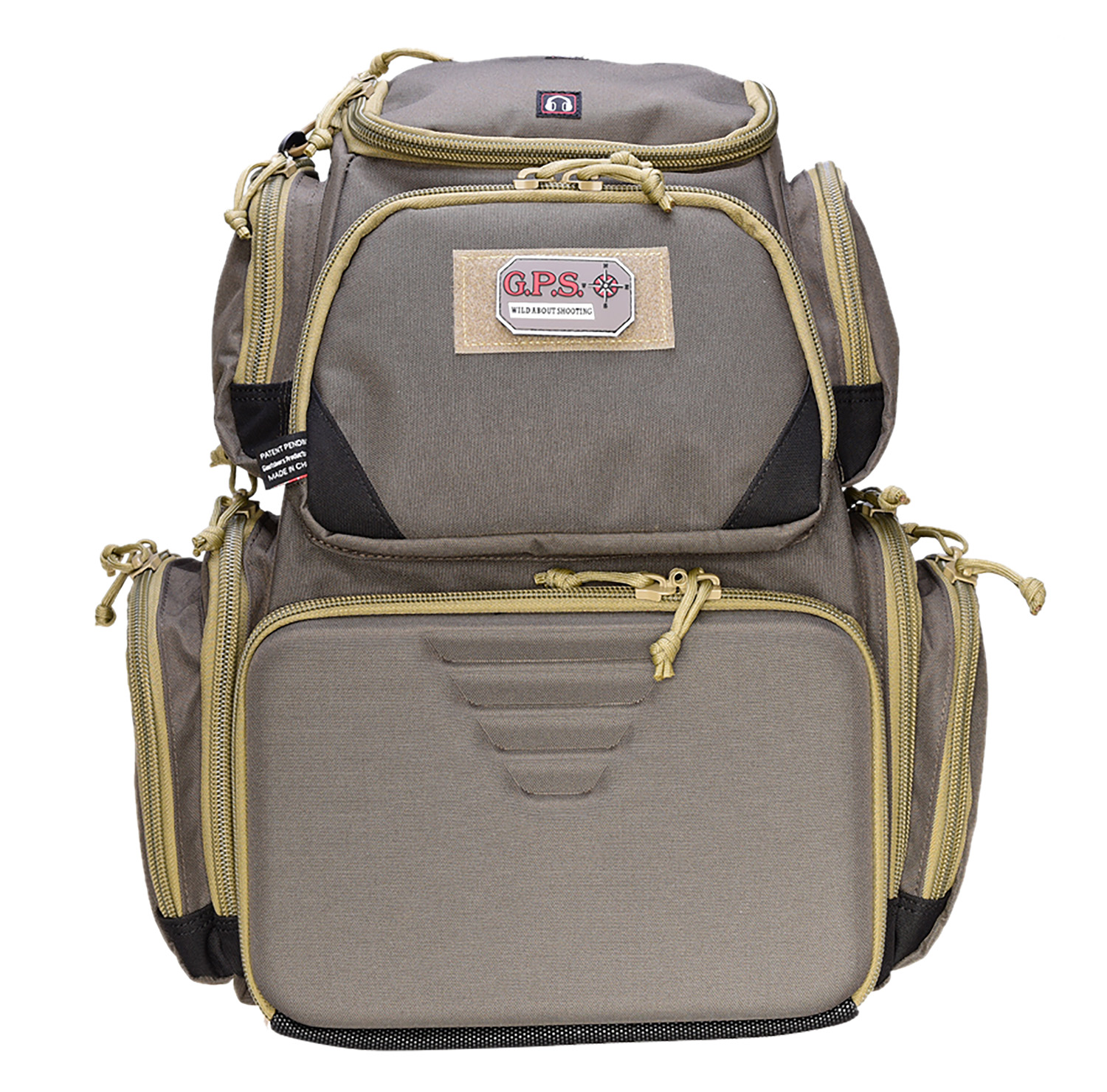 GPS Bags 1611SC Sporting Clays Backpack Olive w/Visual ID Storage ...