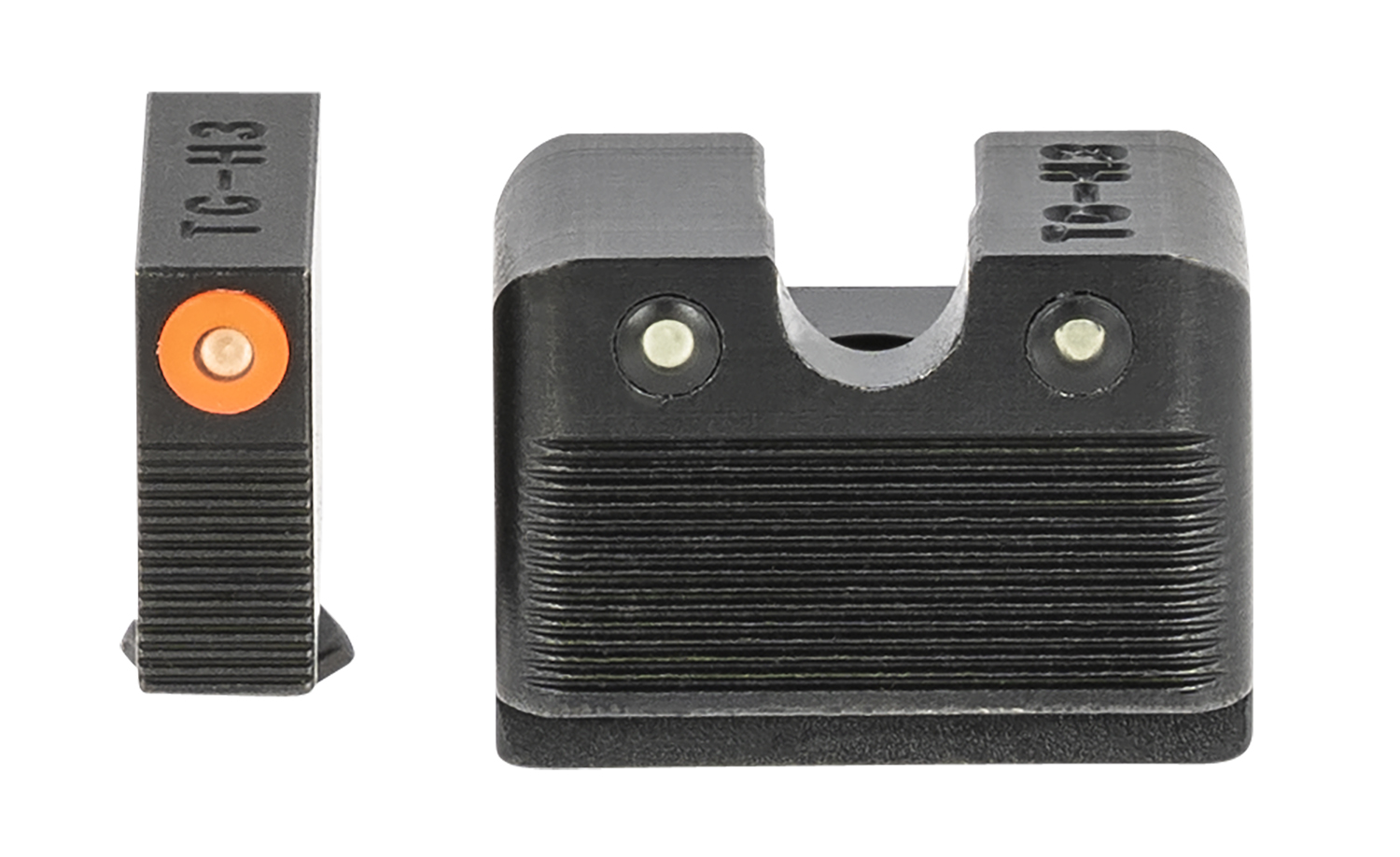 TruGlo TG231G2MC Tritium Pro Black | Green Tritium Orange Outline Front ...