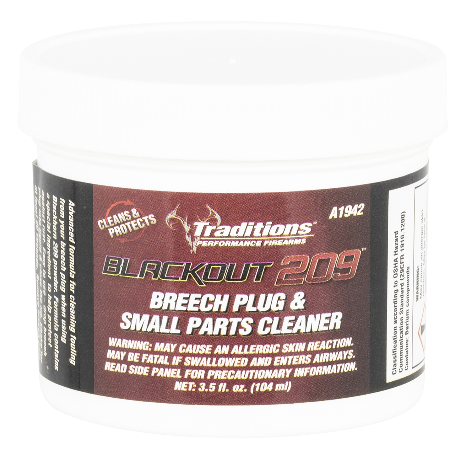 Traditions A1942 Blackout 209 Breech Plug Cleaner Muzzleloader - Other ...