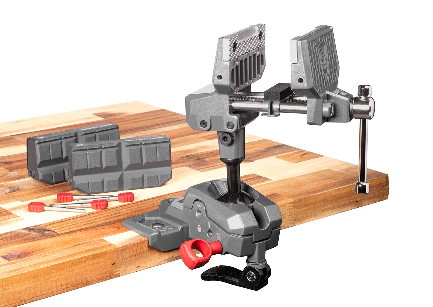 Real Avid AVARAMV Armorer's Master Vise Gray/Red with Torq-Lok ...