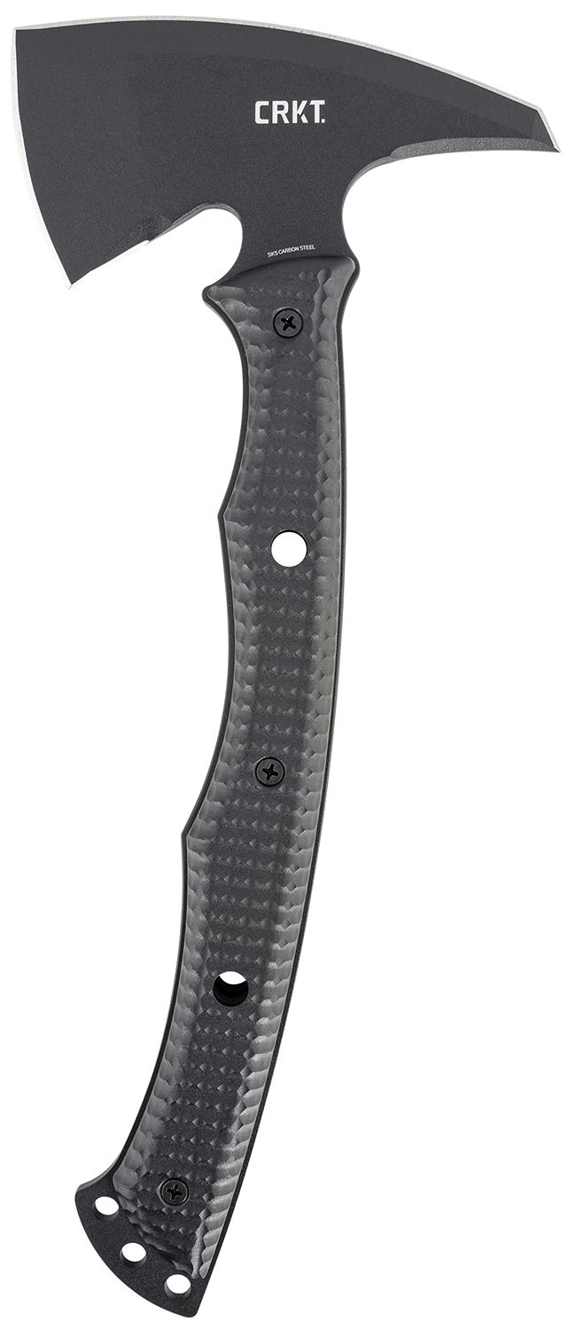 CRKT 2725 Kangee T-Hawk 2.93in. Blade Axe w/Spike SK-5 Steel Black ...