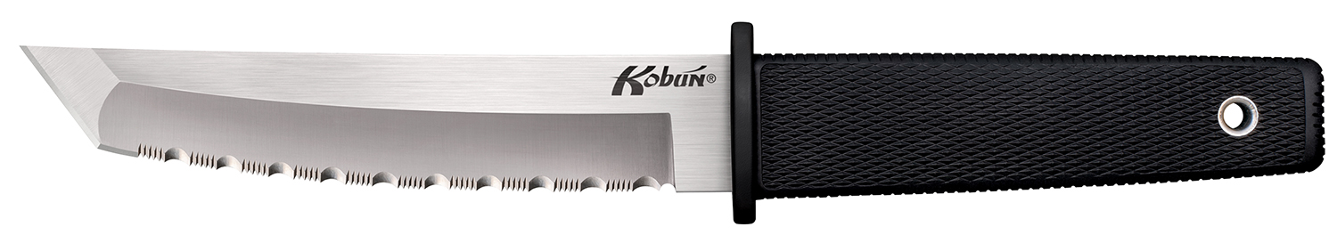 Cold Steel CS17TS Kobun 5.50in. Fixed Tanto Serrated AUS-8A SS Blade ...