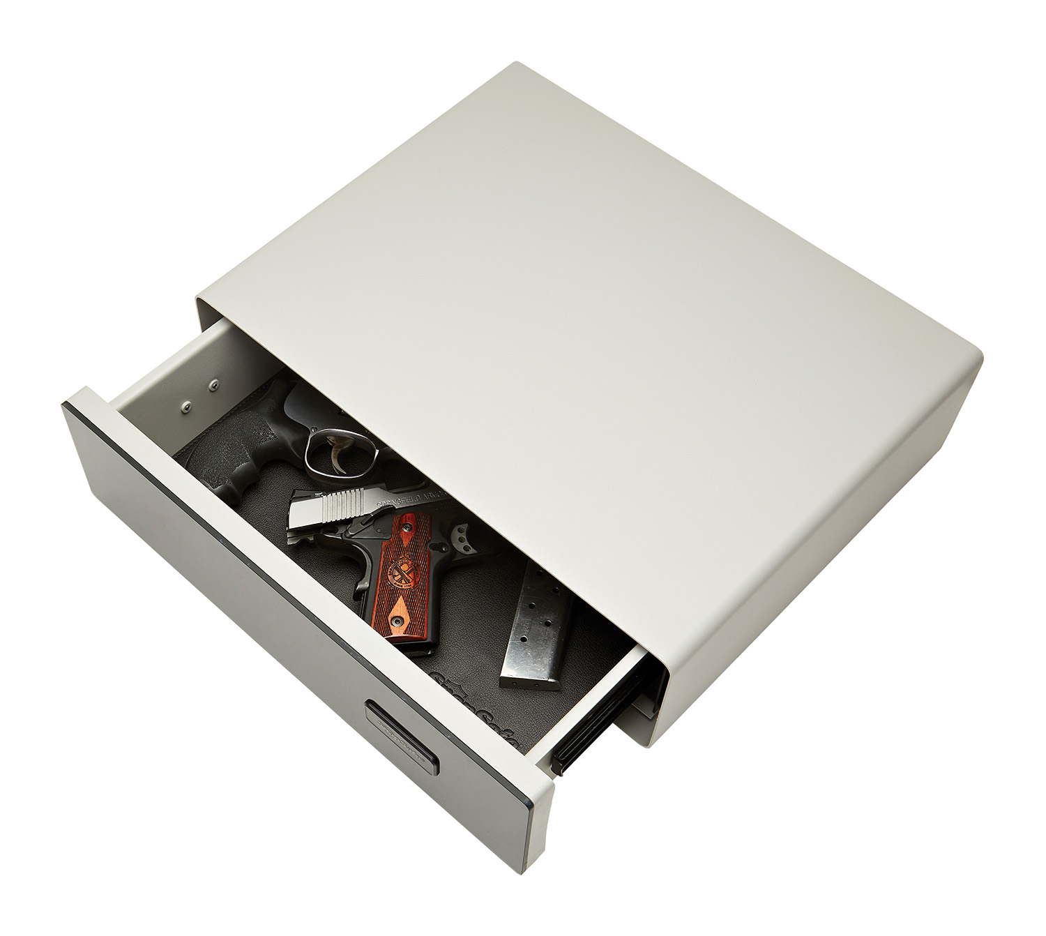 SnapSafe 75404 GlideVault Access Code/Key Entry Silver Steel Glass ...