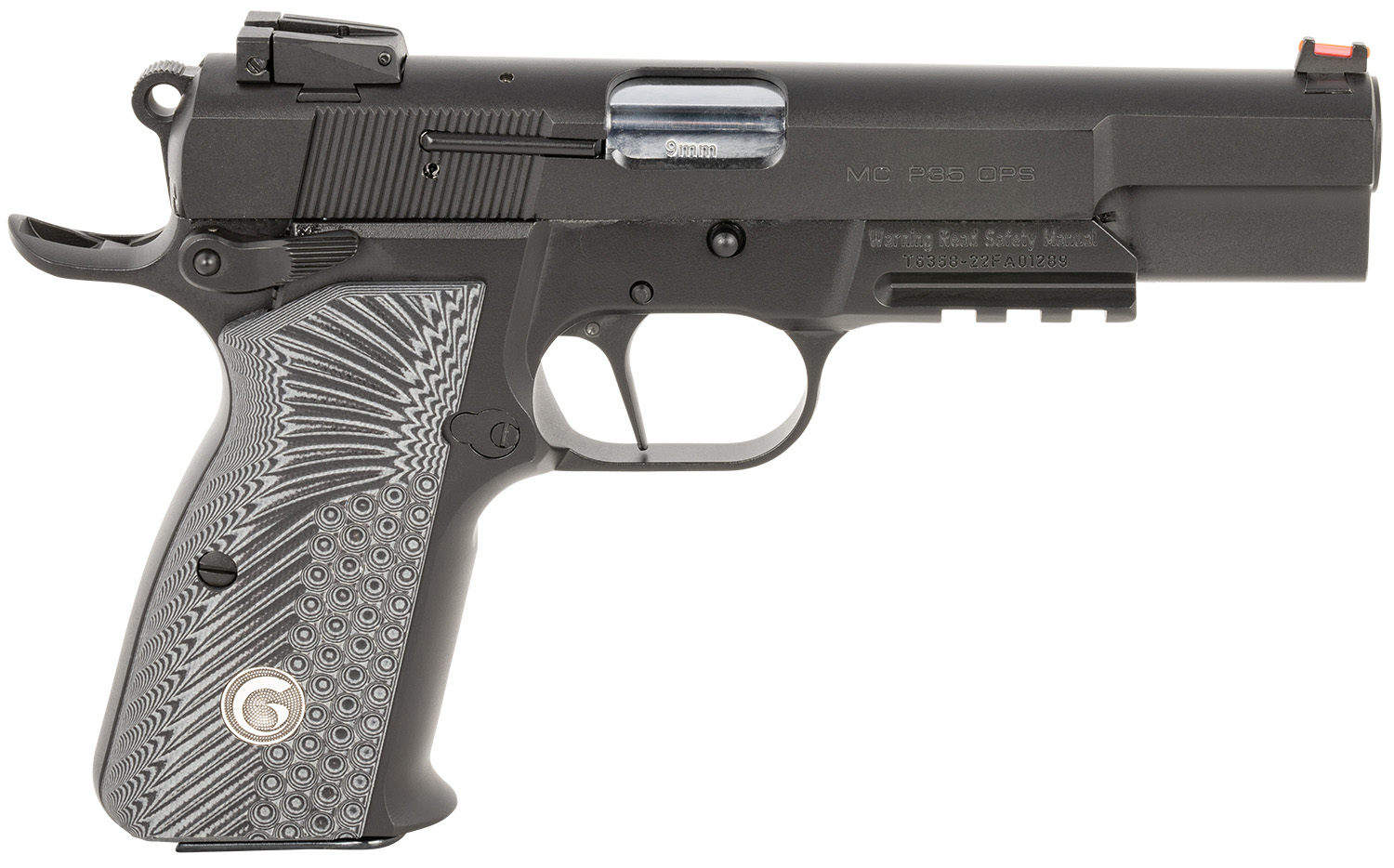 Girsan MC P35 Match 9mm Pistol 4.89" 15rd Matte Black - Semi Auto ...