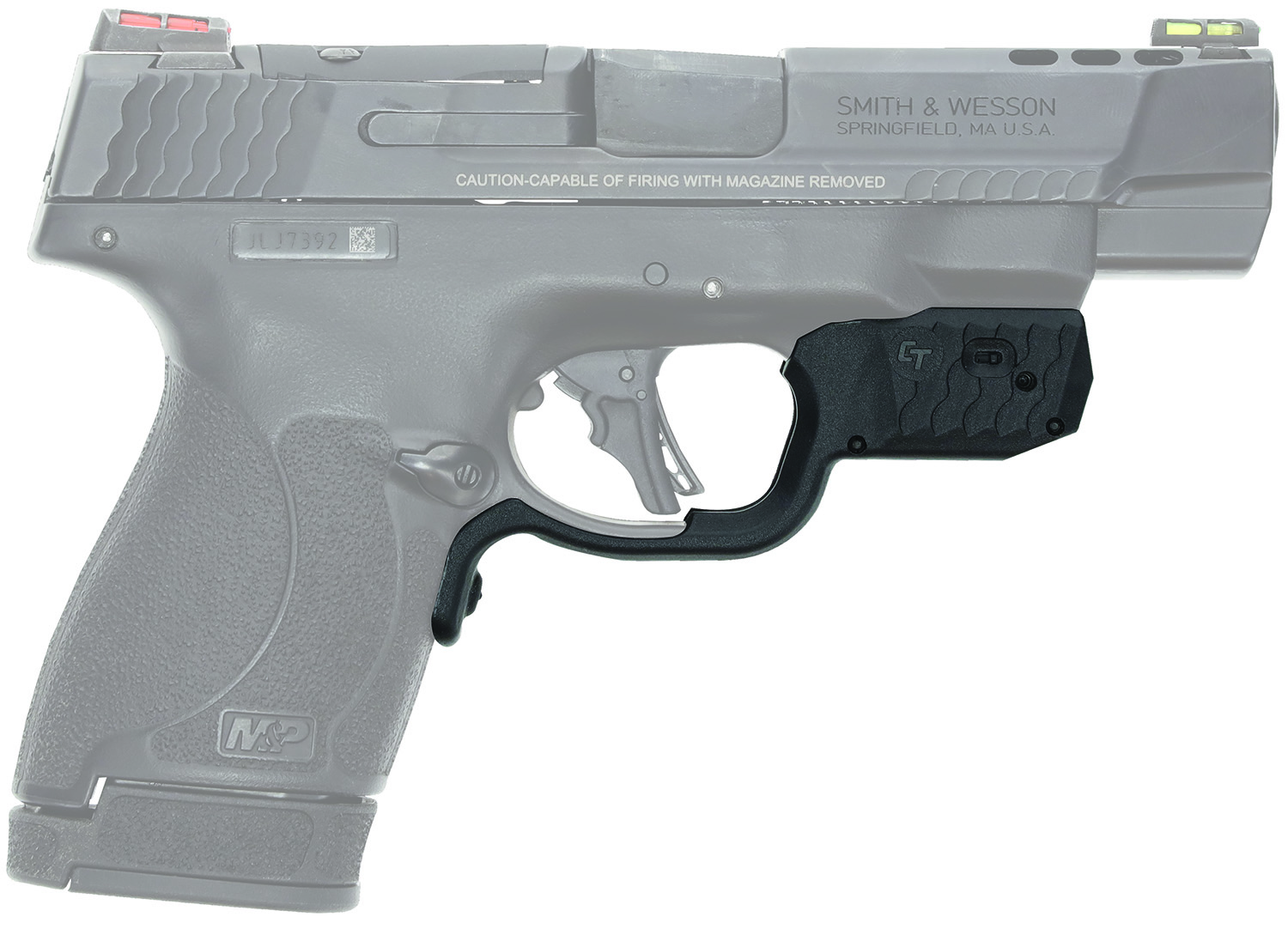 Crimson Trace 013000052 LG-Laserguard S&W M&P Shield Plus Black Red Laser - Laser Sights at ...