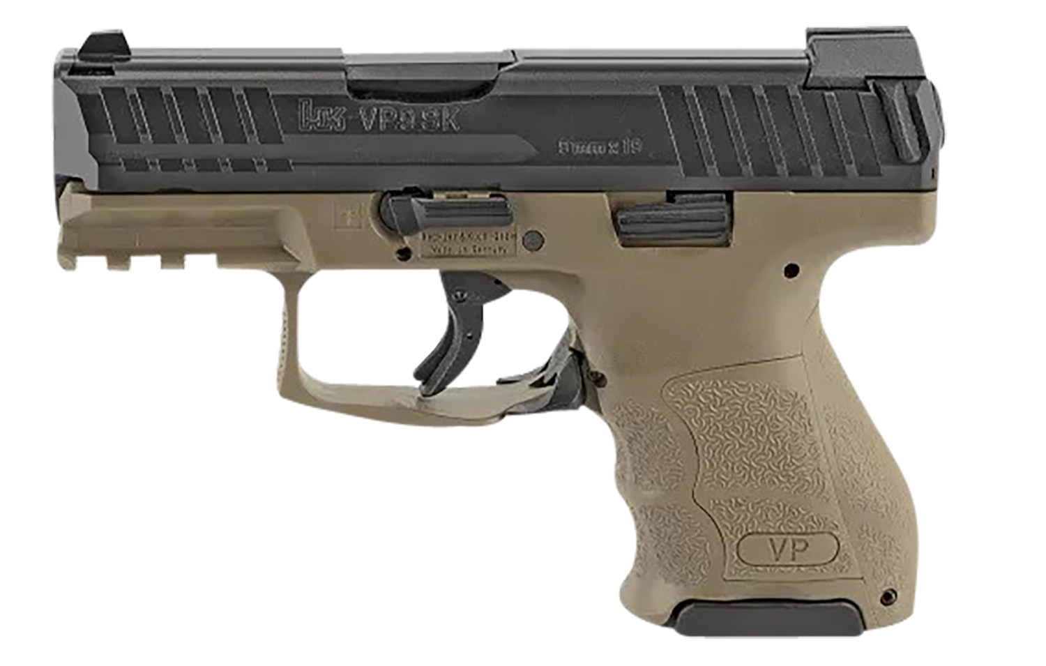 Heckler & Koch H&K VP9SK Pistol HK 9MM VP9 SK FDE 2-TONE Night Sights 15RD - Semi Auto Pistols ...
