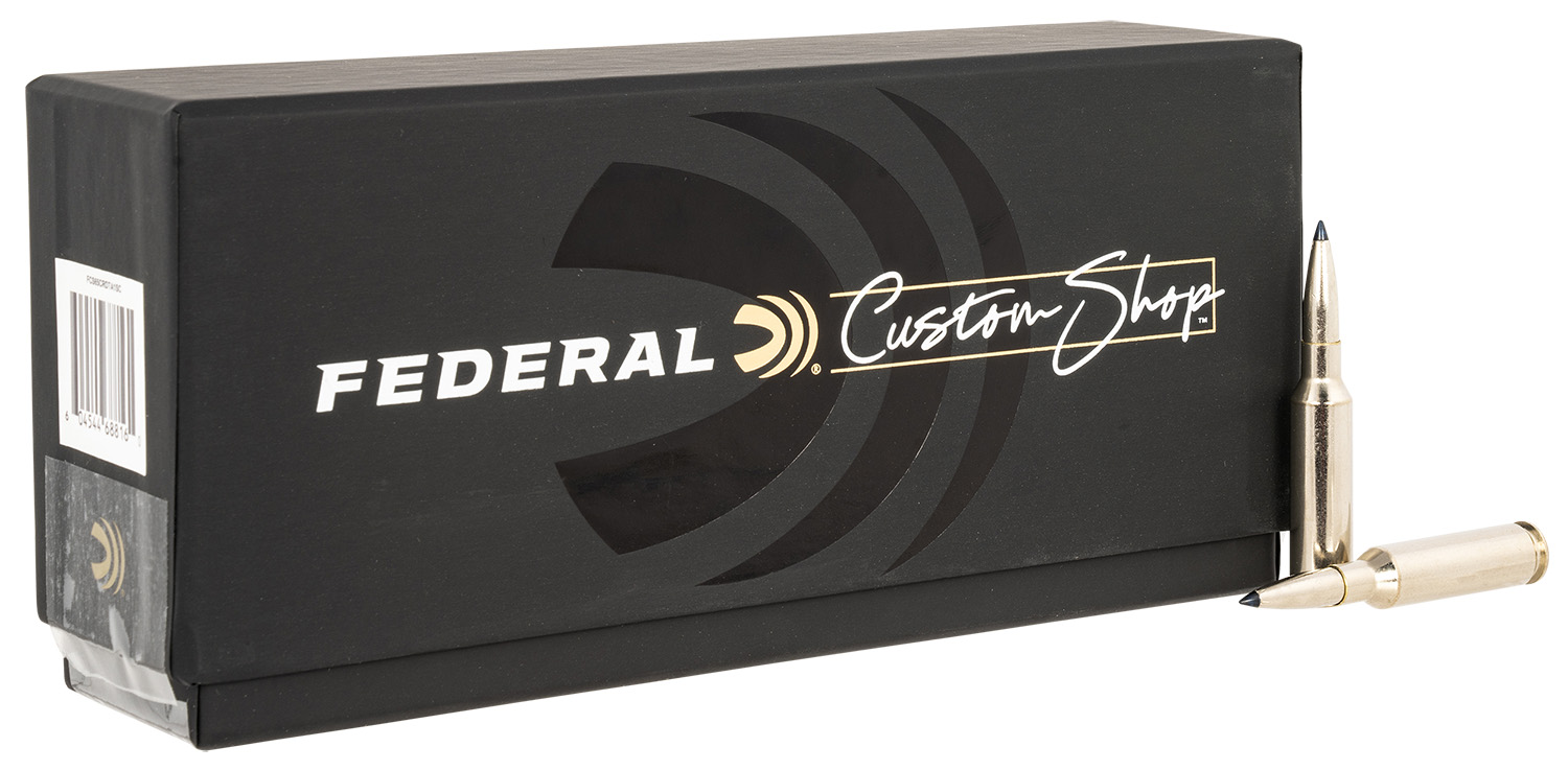 Federal FCS65CRDTA1SC Custom Rifle Ammo Shop 6.5Creedmoor 130gr ...