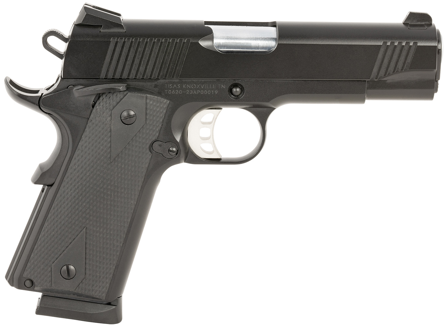 Tisas 10100119 1911 Carry B45 Compact Frame 45 ACP 8+1, 4.25in. Hard ...