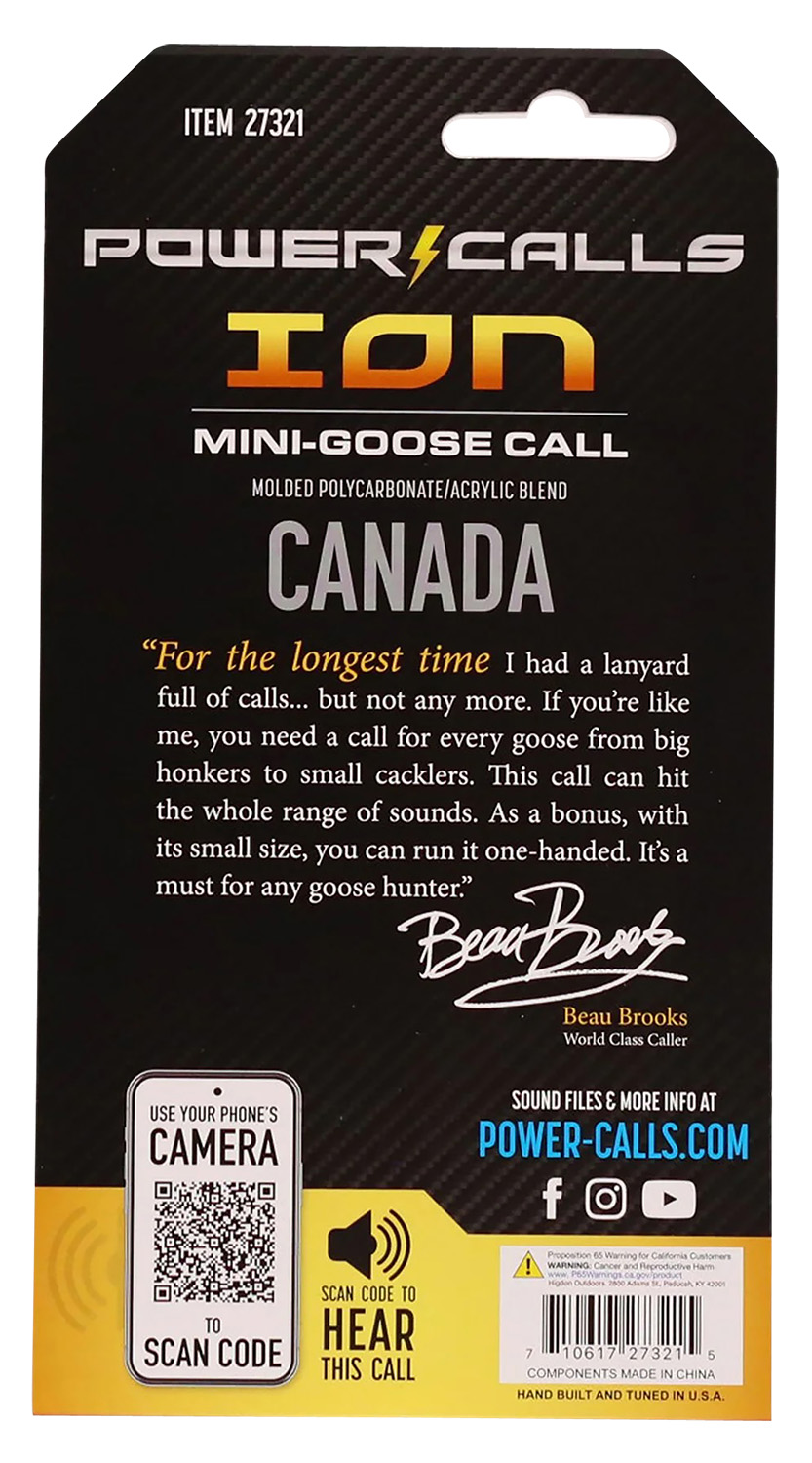 Power Calls Ion Open Call Attracts Canada Goose Gray 27321 - Game Calls ...