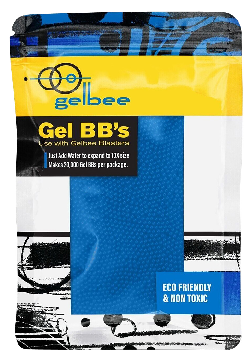 gelbee GFGBB6 Gel BBs Blue 20,000 BBs - Air Gun Accessories at ...