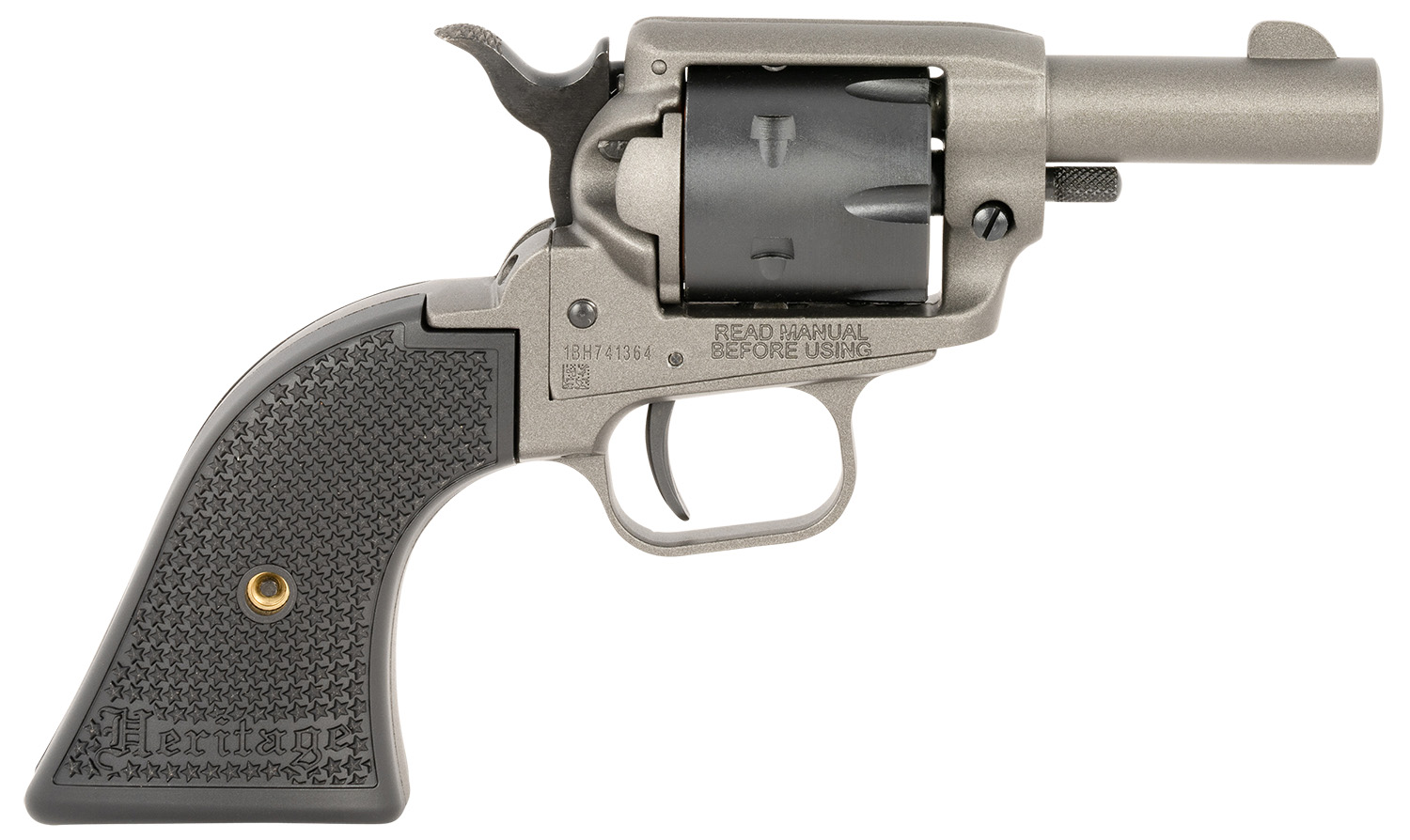 Heritage Mfg BK22C2 Barkeep 22 LR 6 Shot 2.68in. Tungsten Gray Cerakote ...
