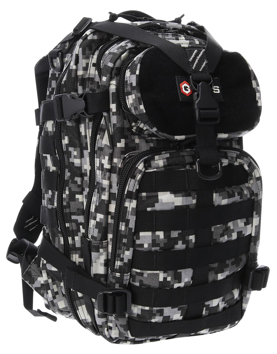 GPS Bags T1611BOBGD Tactical Bugout Bag Backpack Gray Digital 600D ...