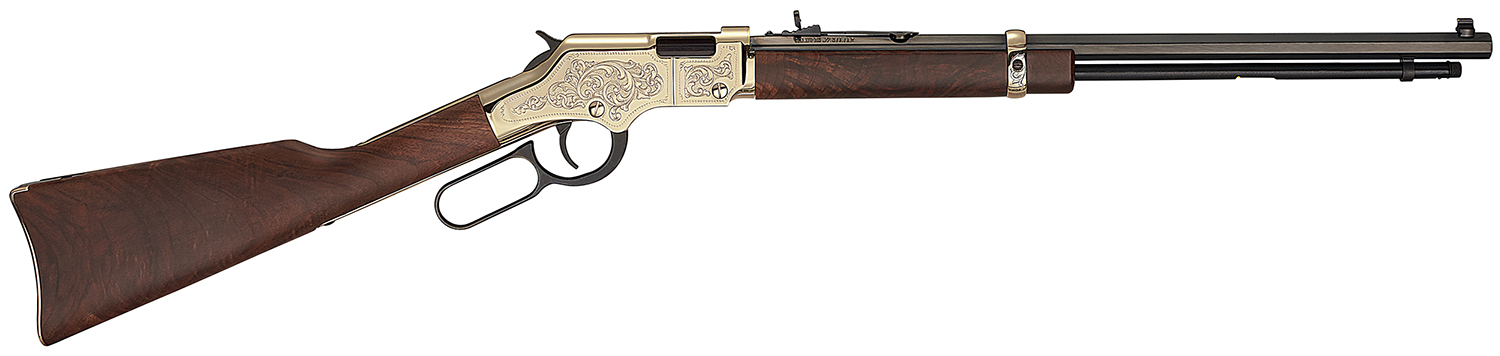 Henry H004Md4 Golden Boy Dlx Eng 4Th Ed 22Wmr Rifle - Lever Action ...