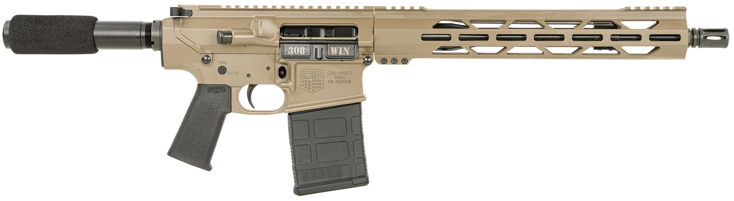 Diamondback DB1222C061 DB10 308 Win 20+1 13.50in., FDE, Carbon Lower ...