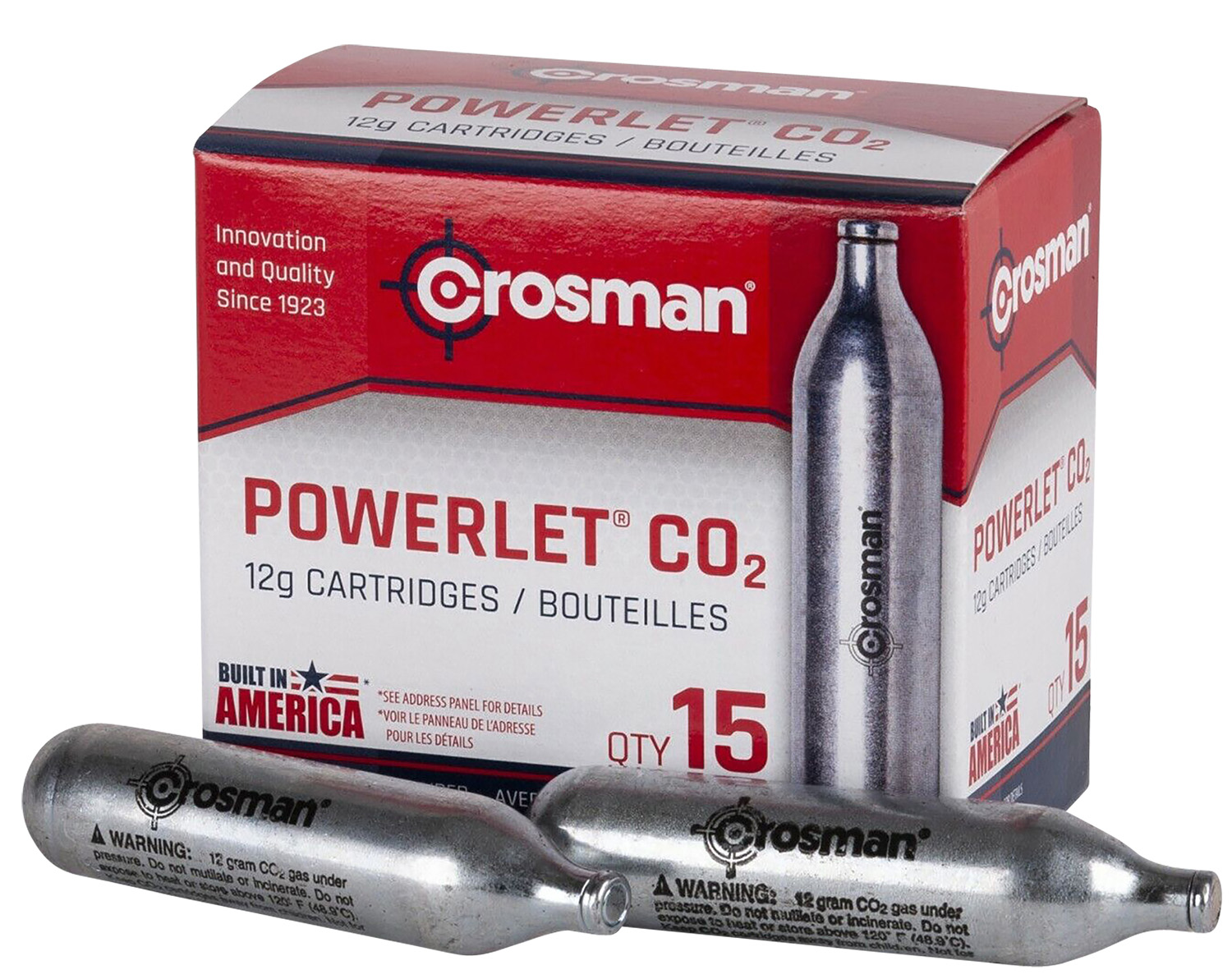 Crosman C2315 Powerlet CO2 12 Grams 15 Pack - Air Gun Accessories at GunBroker.com : 1098534201