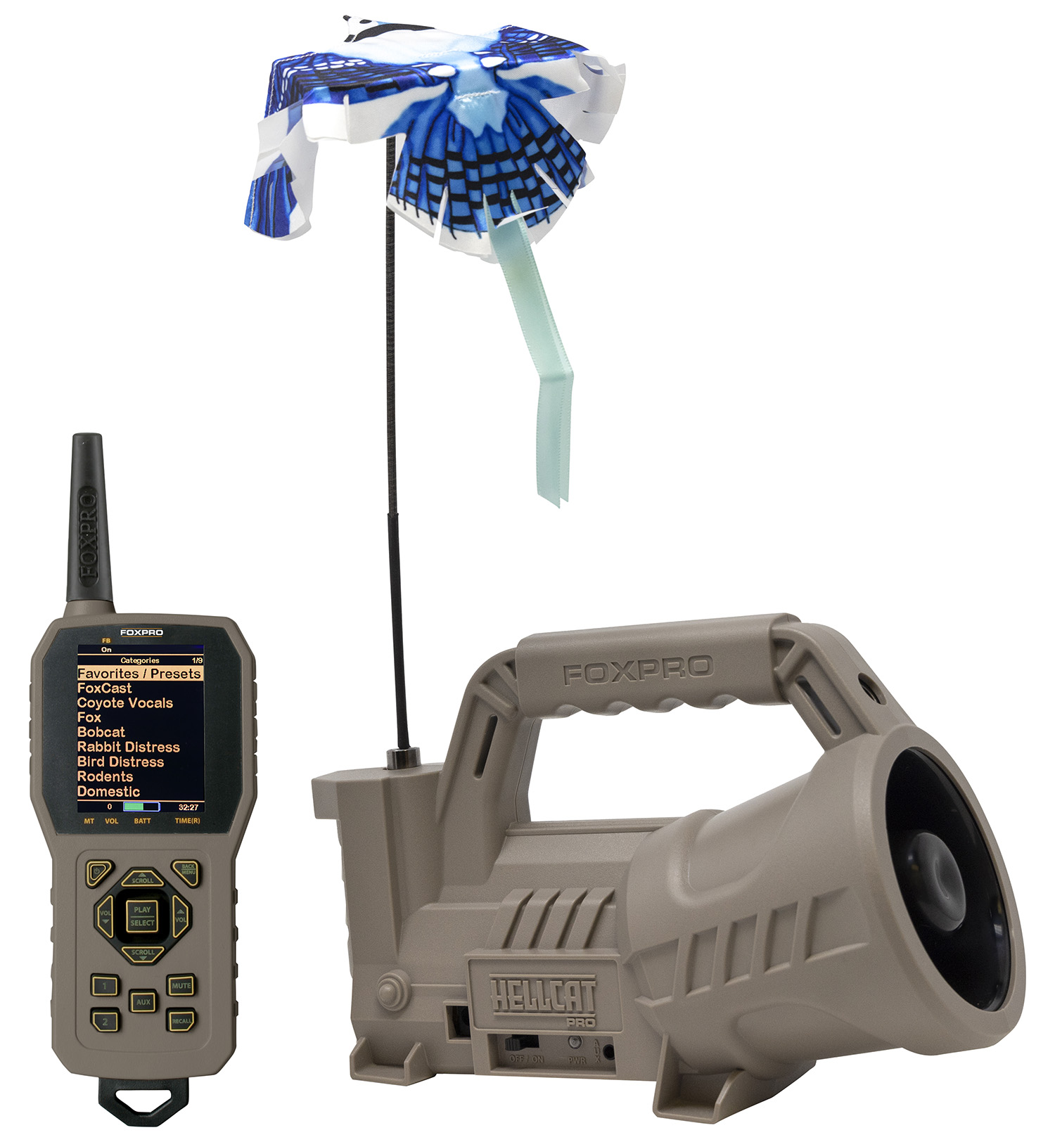 Foxpro HELLCATPRO Digital Predator Call TX1000 Transmitter Tan ABS ...