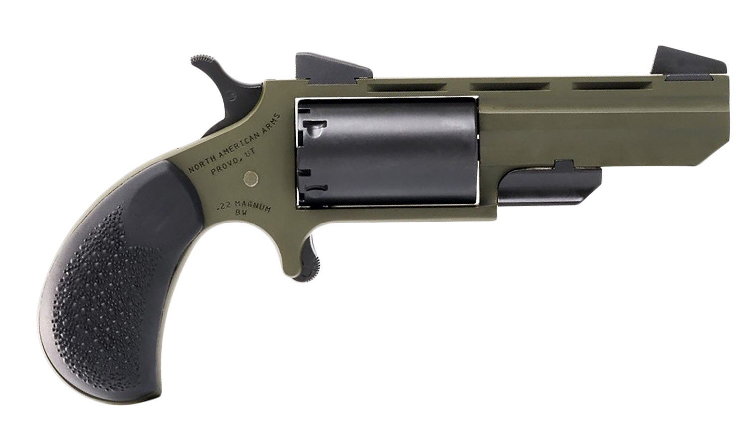 North American Arms TGHM Huntsman 22 WMR 5 Shot 2in. Matte Black Heavy ...