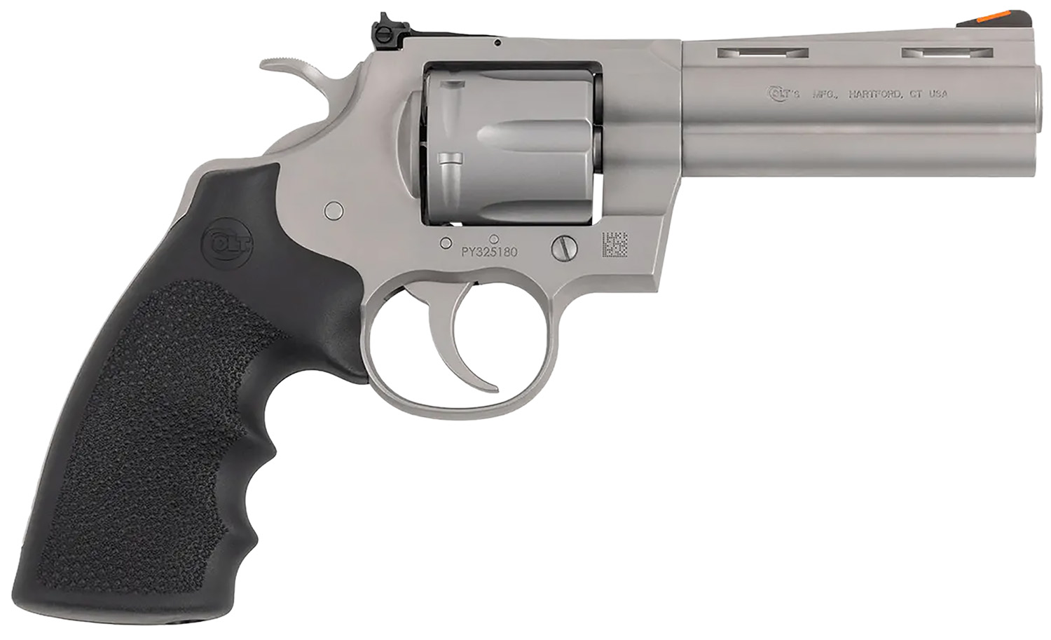 Colt Mfg PYTHONSM4RTS Python 357 Mag 6 Shot, 4.25in. Recessed Target ...
