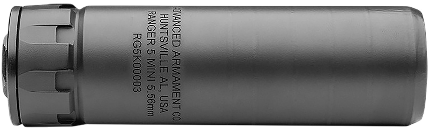 ADVANCED ARMAMENT COMPANY 65042 Silencer Ranger 5 Mini 5.56mm 1.375"-24 ...