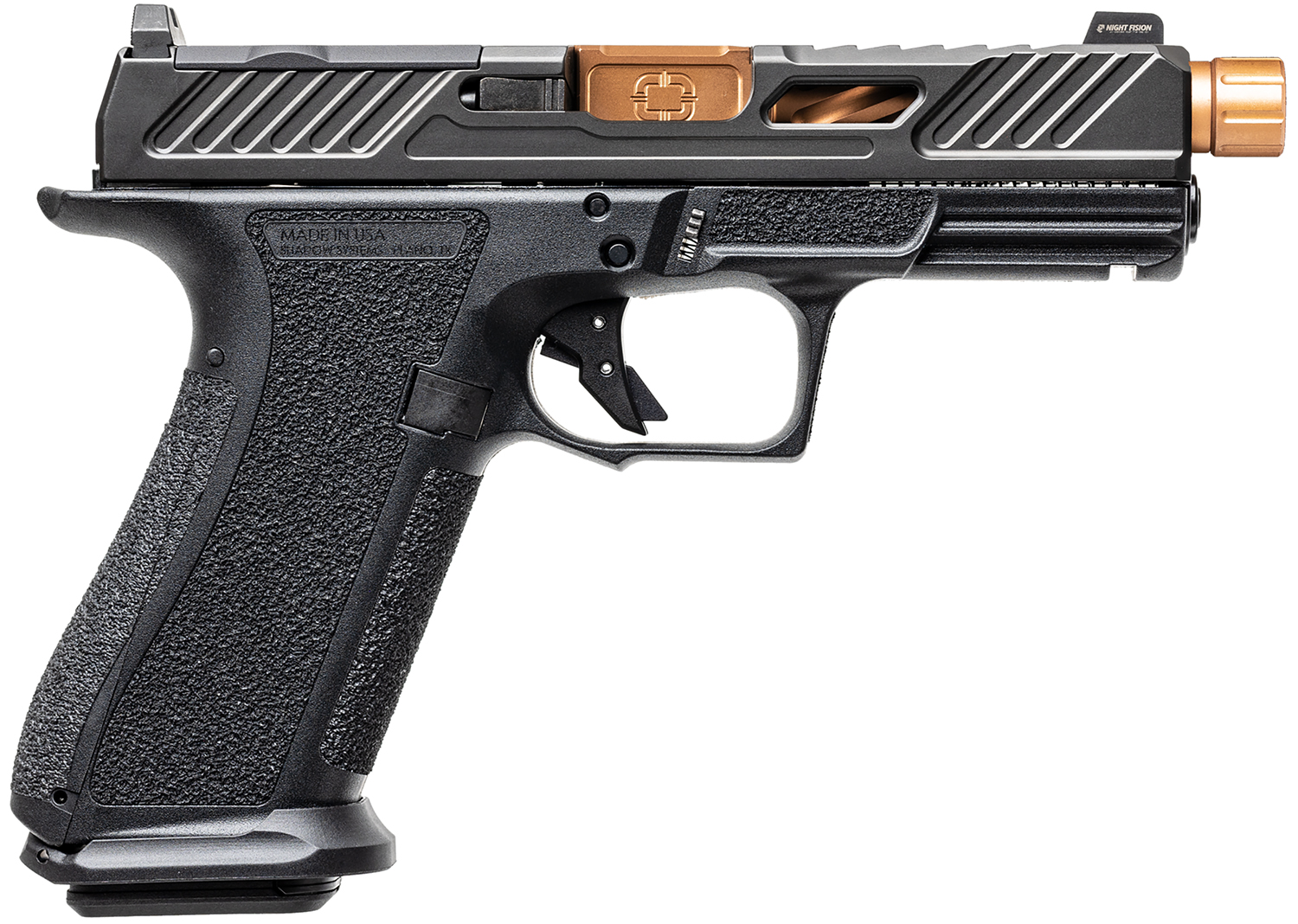 Shadow Systems XR920 Elite 9mm Pistol, Black, Threaded Barrel - Semi ...