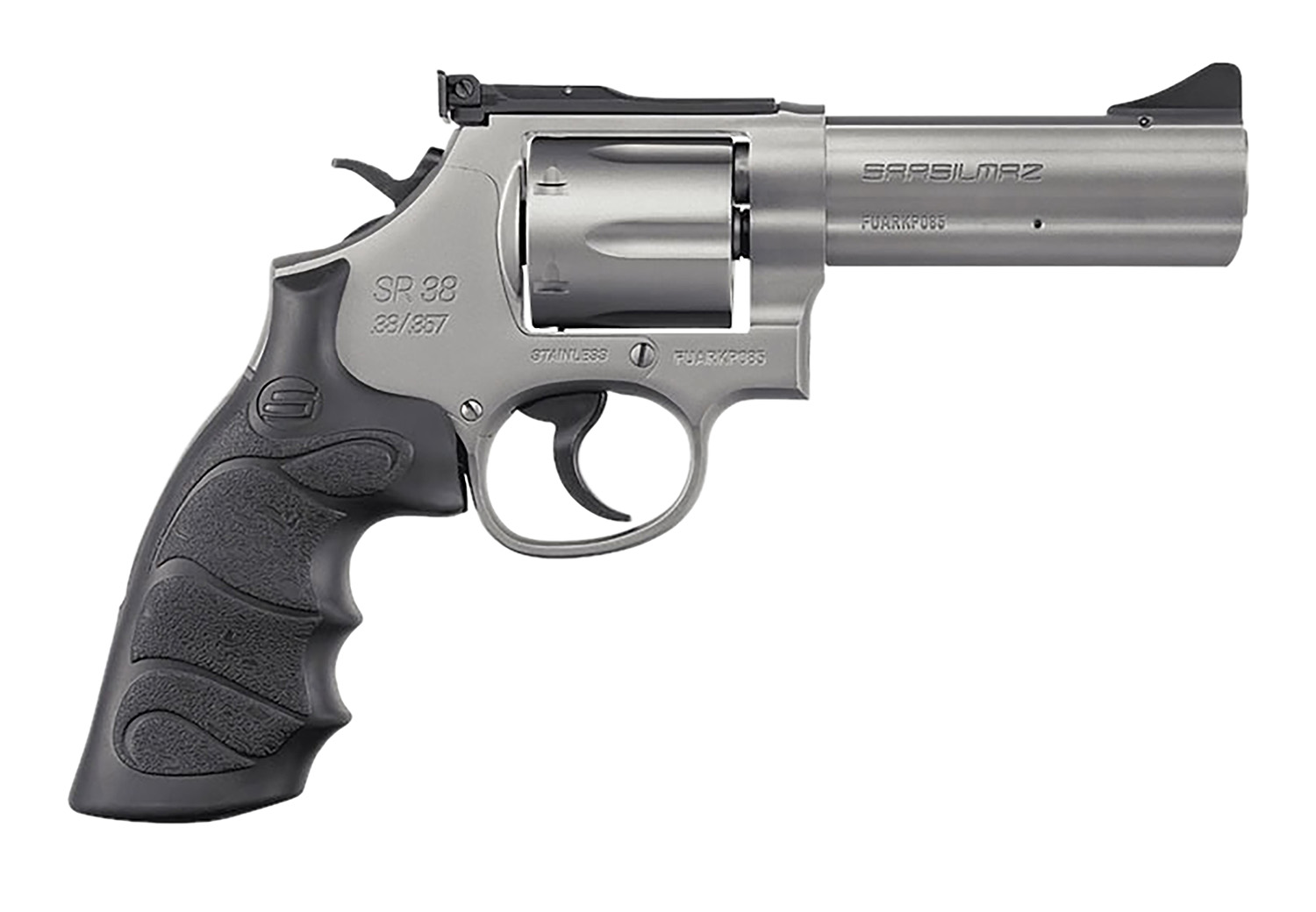 SAR USA SARSR38ST4 SR 357 Mag/38 Special 6 Shot 4in. Stainless Steel ...