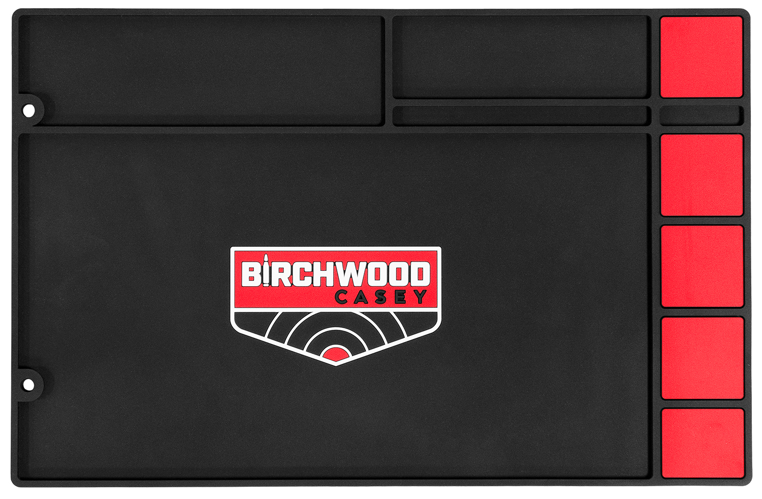 Birchwood Casey 30250 Pistol Cleaning Mat Black/Red Rubber 17in. x 11in ...