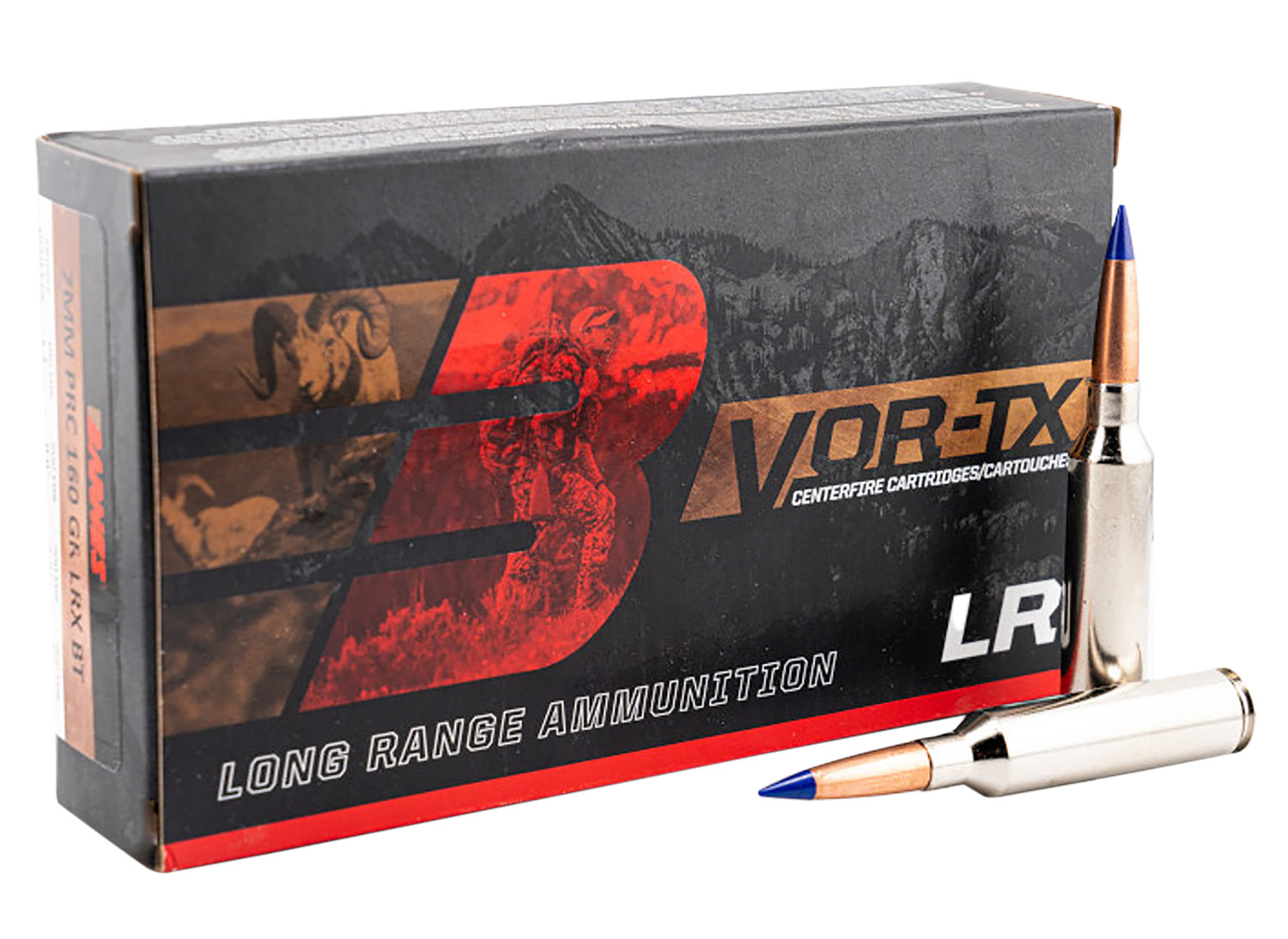 Barnes Bullets 32245 7mmPRC 160gr LRX Boat Tail 20 Per Box/10 Case ...