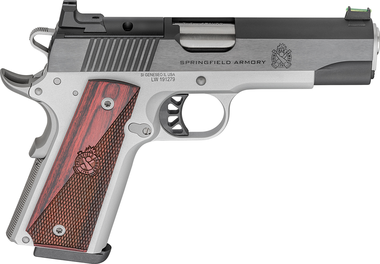 Springfield PX9118LAOS 1911 Ronin 45 ACP Stainless Steel Barrel Optic ...
