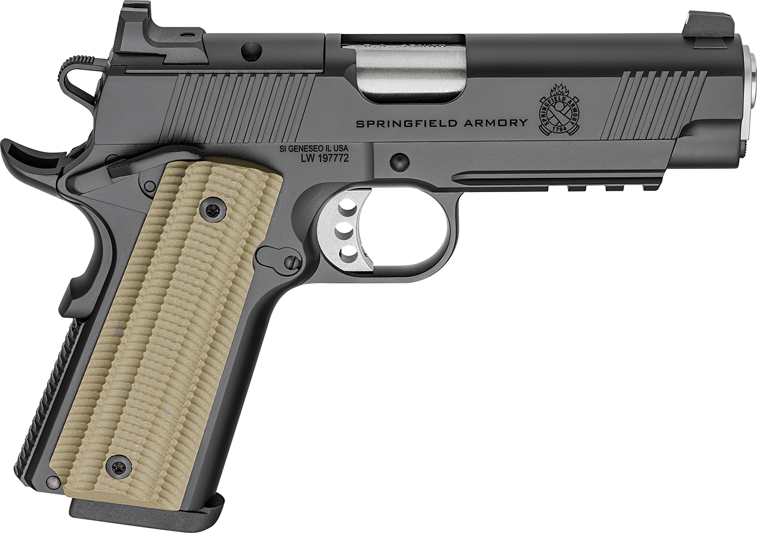 Springfield Armory PO9228AOS 1911 Operator 45 ACP 8+1 4in. Black ...