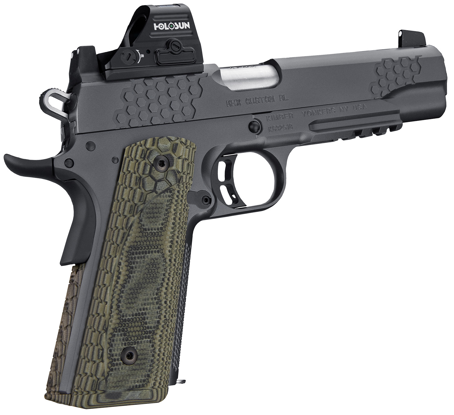 Kimber Mfg.,inc 3000436 KHX Custom (RL) 45 ACP 8+1 5in. Front ...