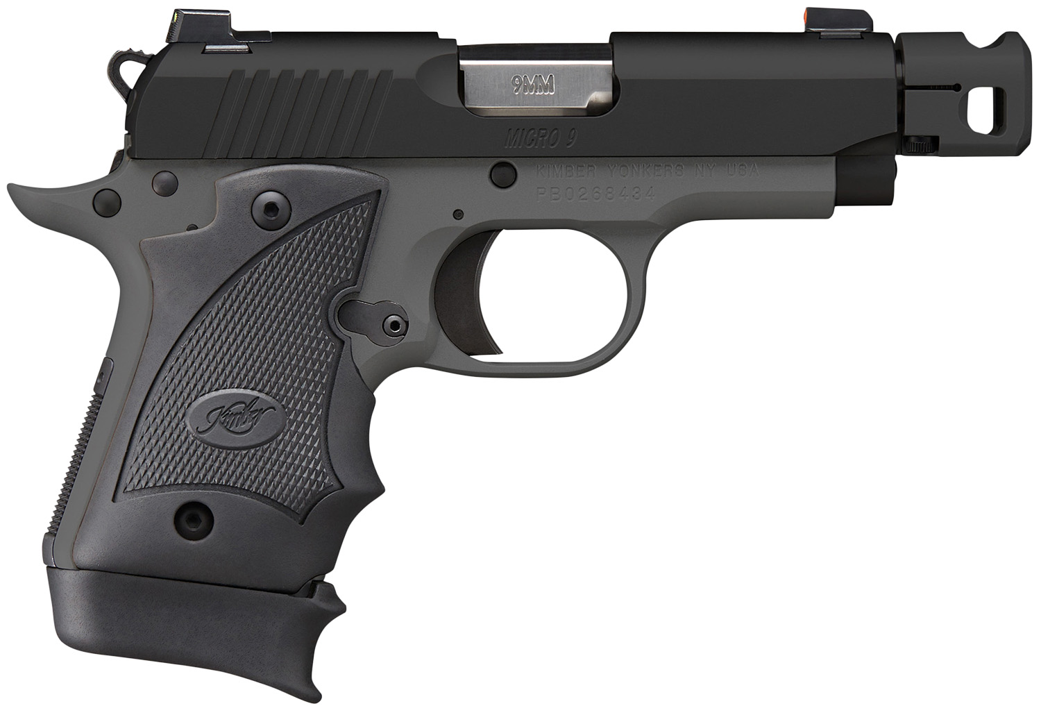 Kimber Mfg.,inc 3300246 Micro 9 MC TP 9mm 7+1 3.65" KimPro Black ...