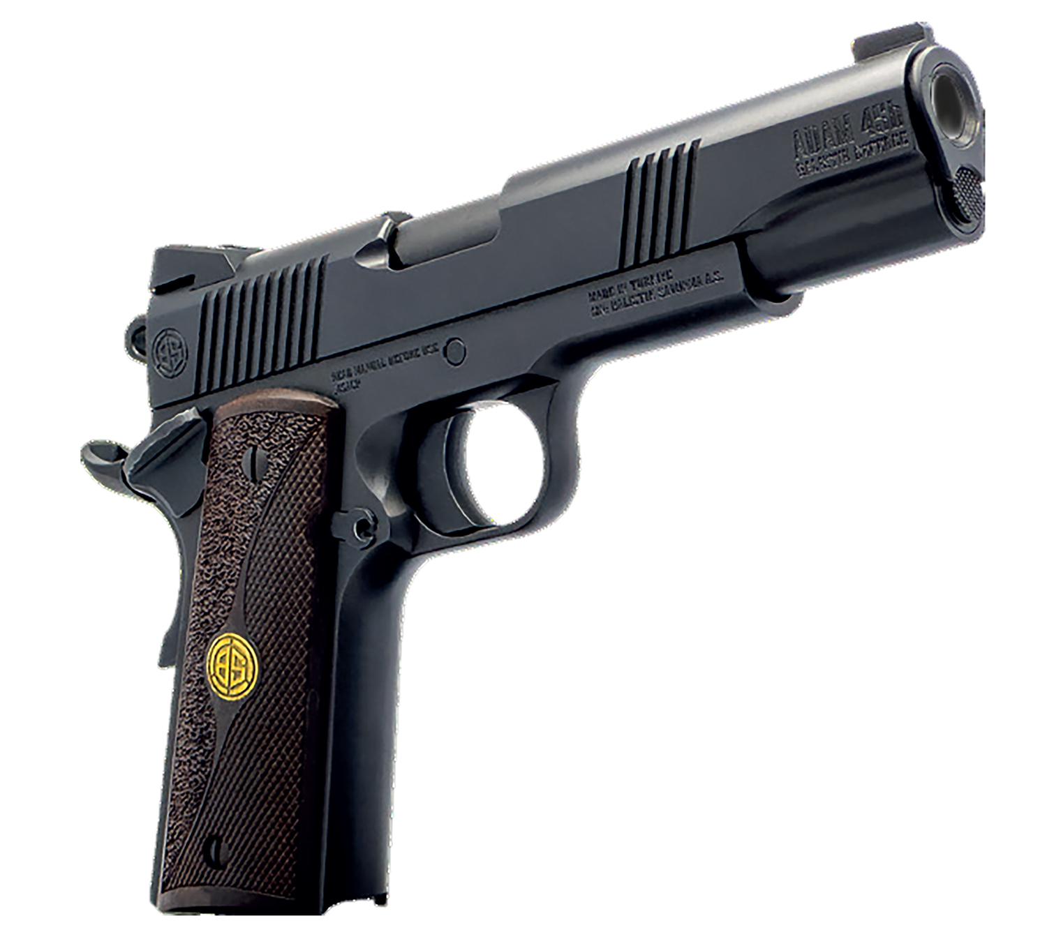 Dickinson LLC DCKSN45BB 1911 Adam 45 ACP 9+1 5in. Black Steel Barrel ...
