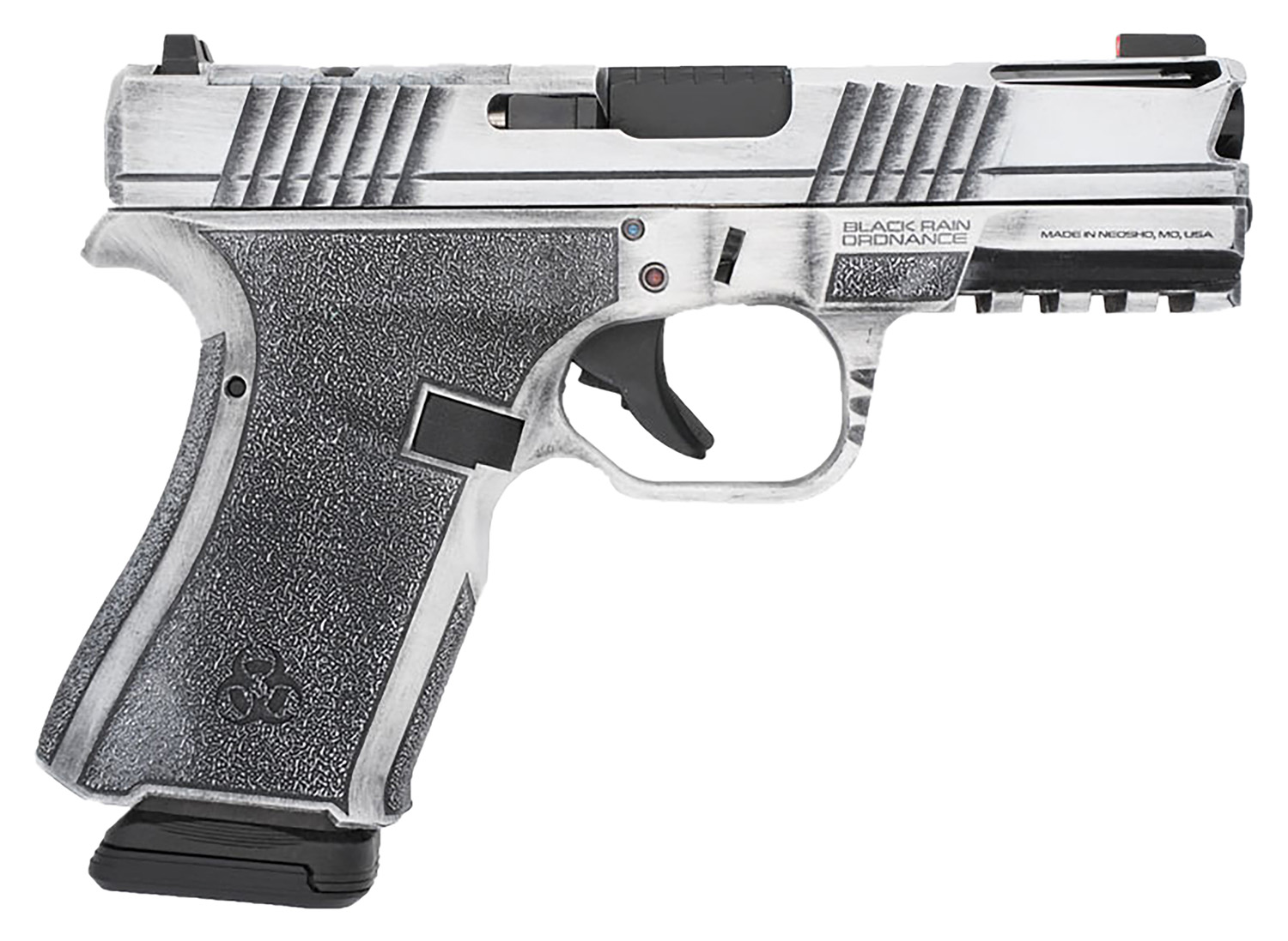 Black Rain Ordnance FLP9MMWB Compact Frame 9mm 15+1 4" Stainless Steel ...