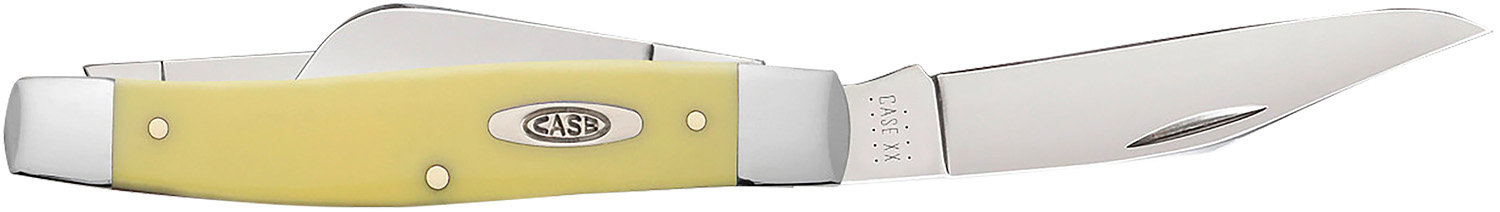 Case Cutlery Large Stockman 4.25" 3-Blade Yellow CV 00203 - Pocket ...