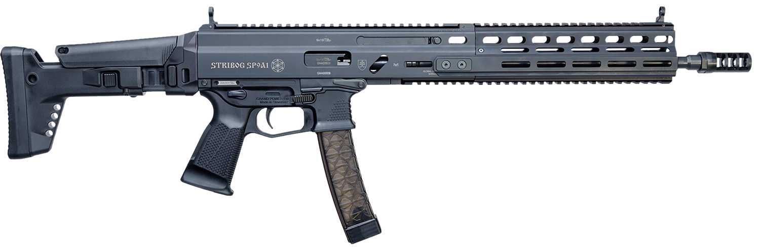 Grand Power 810091157947 Stribog SP9A1 9mm Luger 30+1 Black Picatinny ...