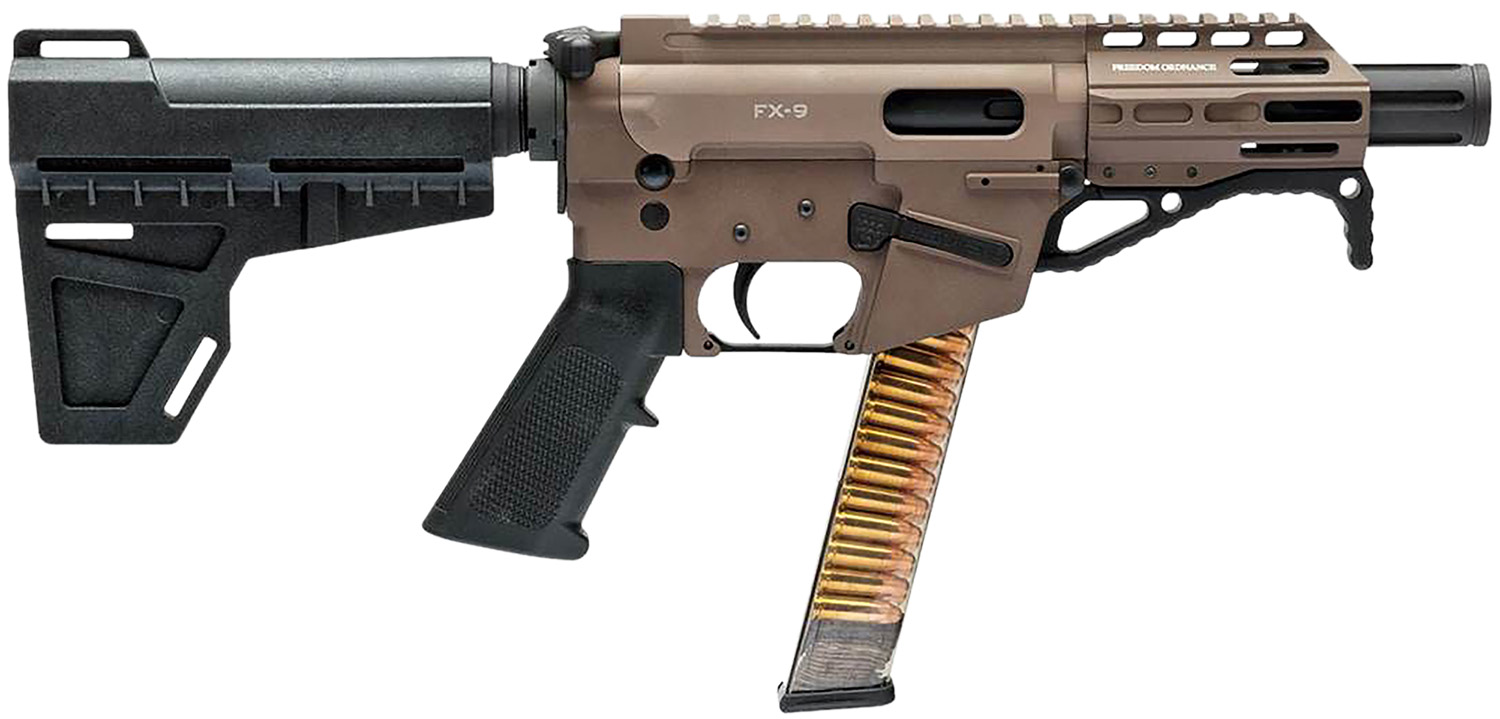 FREEDOM ORDNANCE FX9P4-FDE FX9P 9mm Luger 31+1 4in. Flat Dark Earth ...