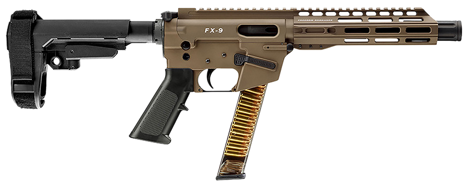 FREEDOM ORDNANCE FX9P8S-FDE FX9P 9mm Luger 31+1 8in. Flat Dark Earth ...
