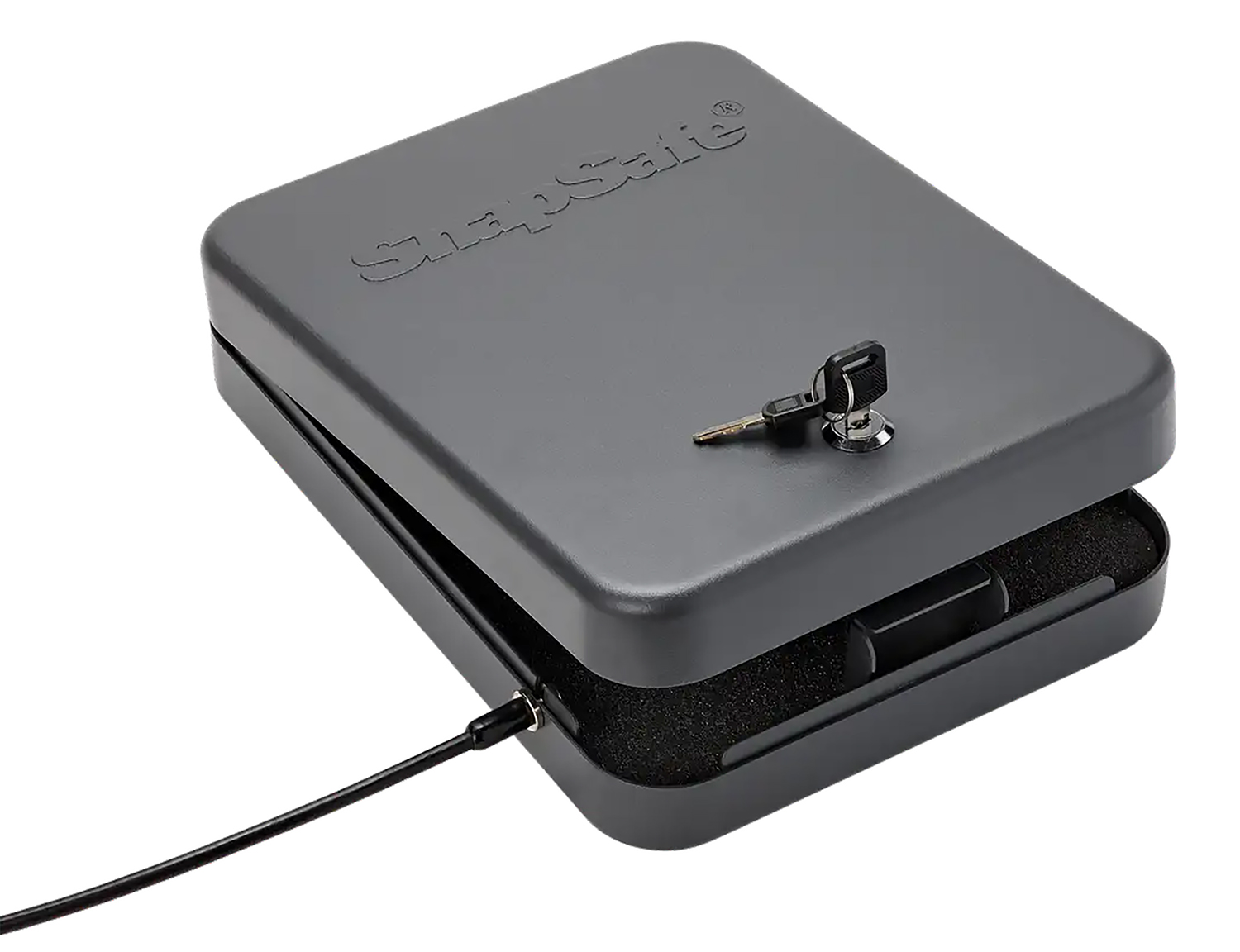 SnapSafe 75220 Lock Box 2XL Key Entry Black Steel 11.50in. L x 8.50in ...