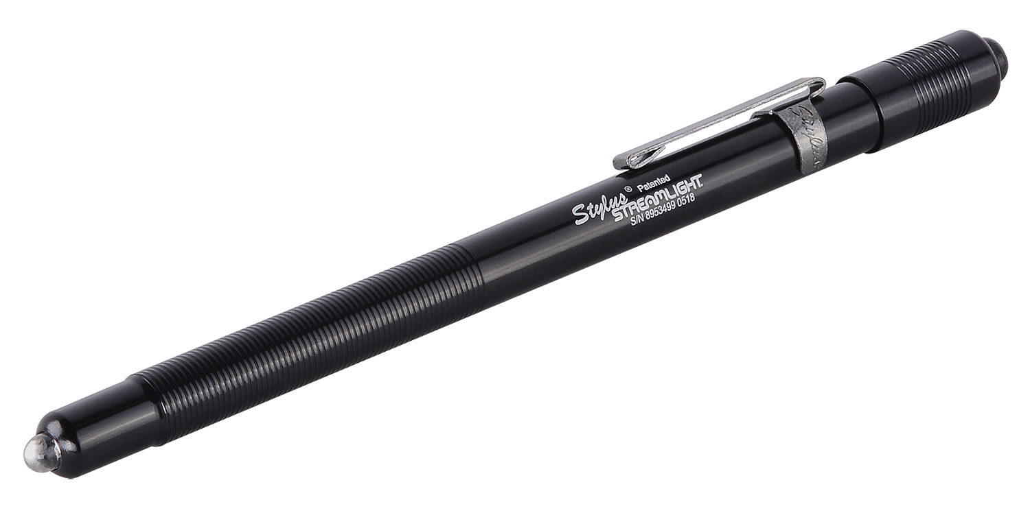 Streamlight 65006 Stylus PenLight Black Anodized 2 Lumens Red LED ...