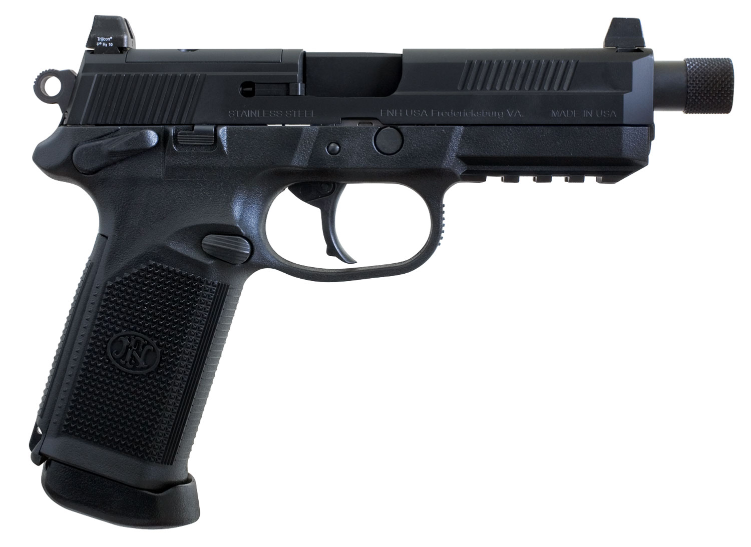 FN 66981 FNX Tactical 45 ACP 5.30in. Threaded Barrel 10+1 , Matte Black ...