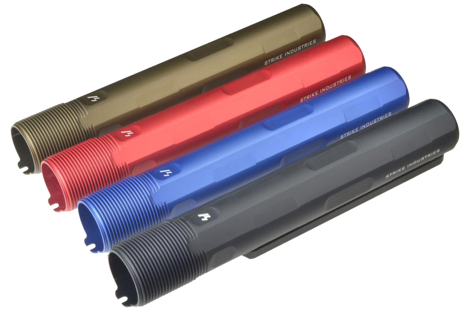 Strike ARARET7RED Advanced Receiver Extension AR-15, AR-10 Red Anodized ...